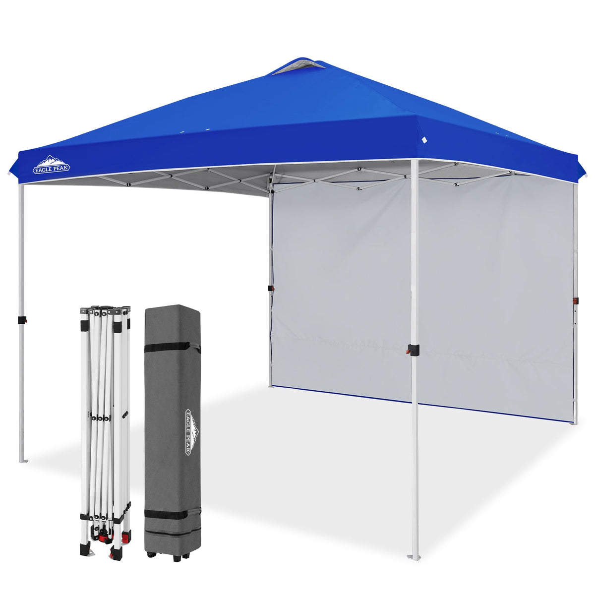 10x10 Canopies with one Sidewall_E100SW1 – Eagle Peak Custom Canopy Tent