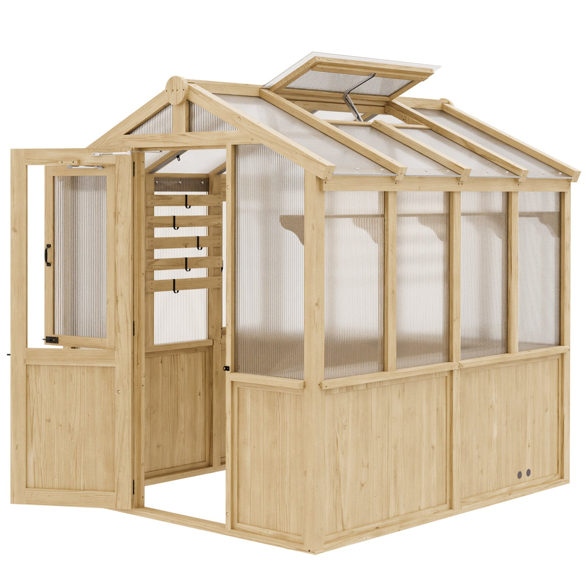 6.7x7.8x7.7 ft Polycarbonate Walk-in Greenhouse_WGH51V2 – Eagle Peak ...