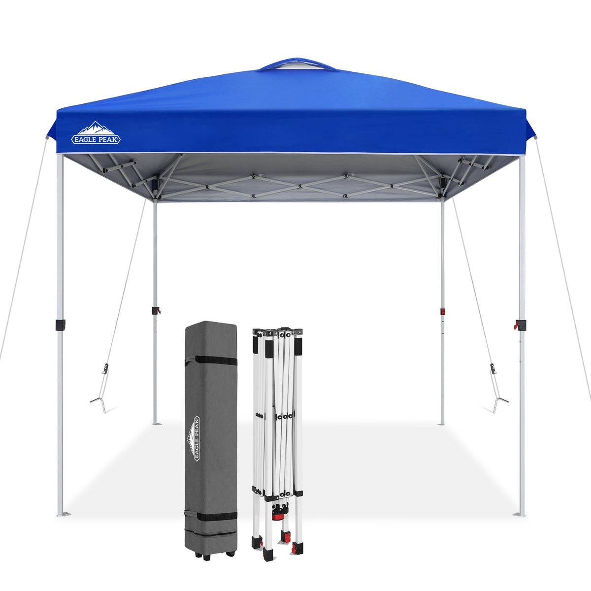 8x8 Straight Leg Pop Up Canopy_E64ST – Eagle Peak Custom Canopy Tent
