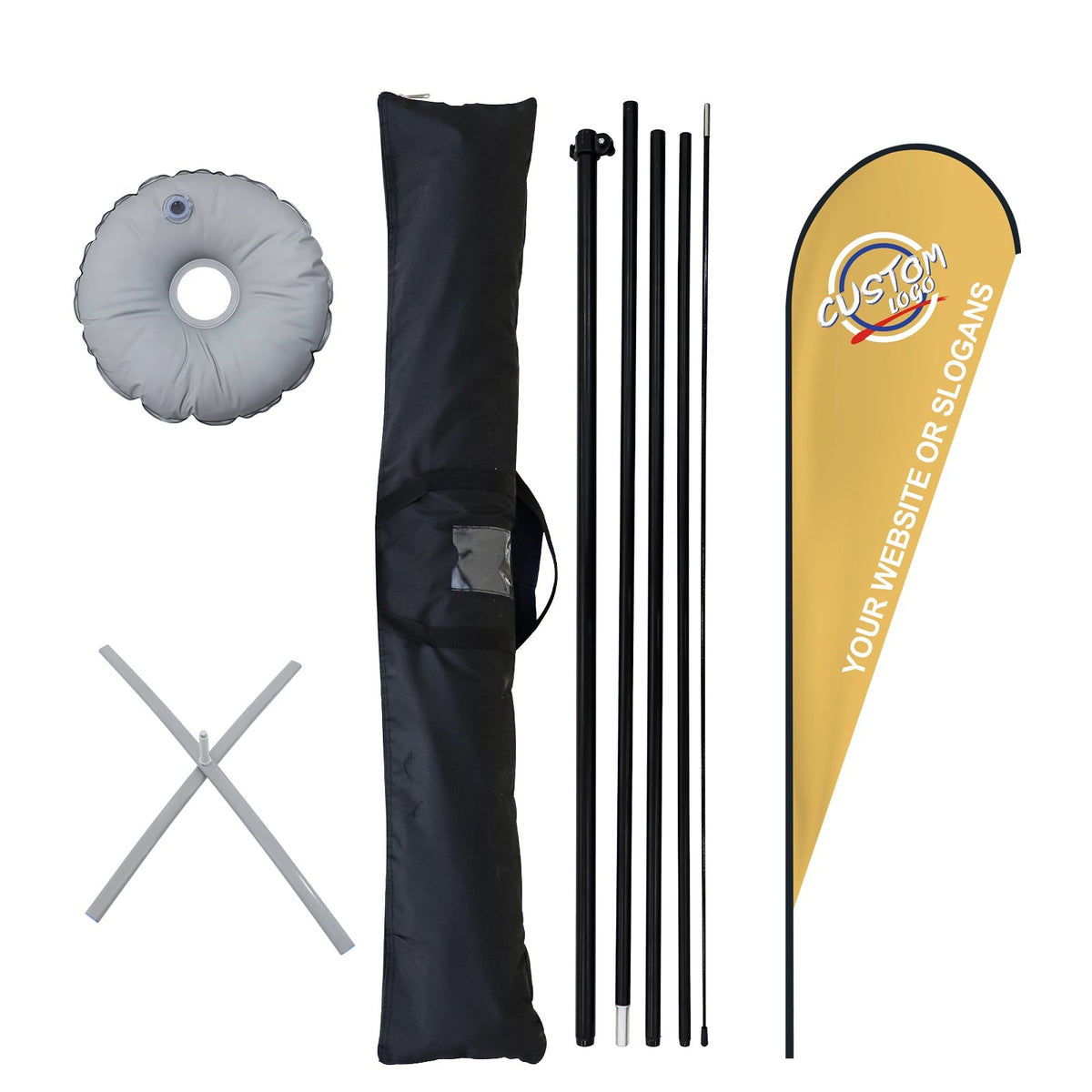 Custom Printed Flag_EPC-FLAGCBWB-TDPM – Eagle Peak Custom Canopy Tent