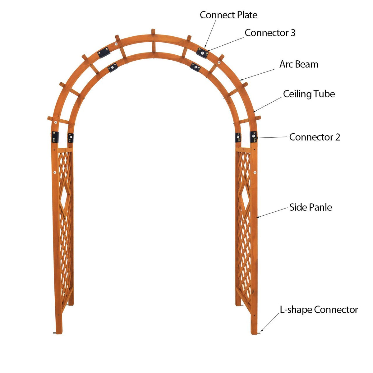 Wood Arbor 92''_GA92 – Eagle Peak Custom Canopy Tent