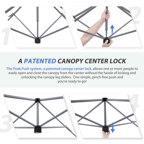 13x13 Straight Leg Pop Up Canopy Tent – Eagle Peak Custom Canopy Tent