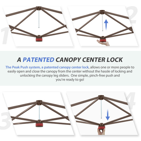 13x13 Straight Leg Pop Up Canopy Tent – Eagle Peak Custom Canopy Tent
