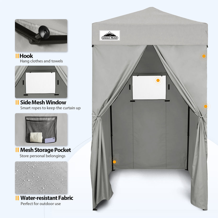 Flex Ultra Compact 4x4 Pop Up Changing Room Canopy – Eagle Peak Custom ...