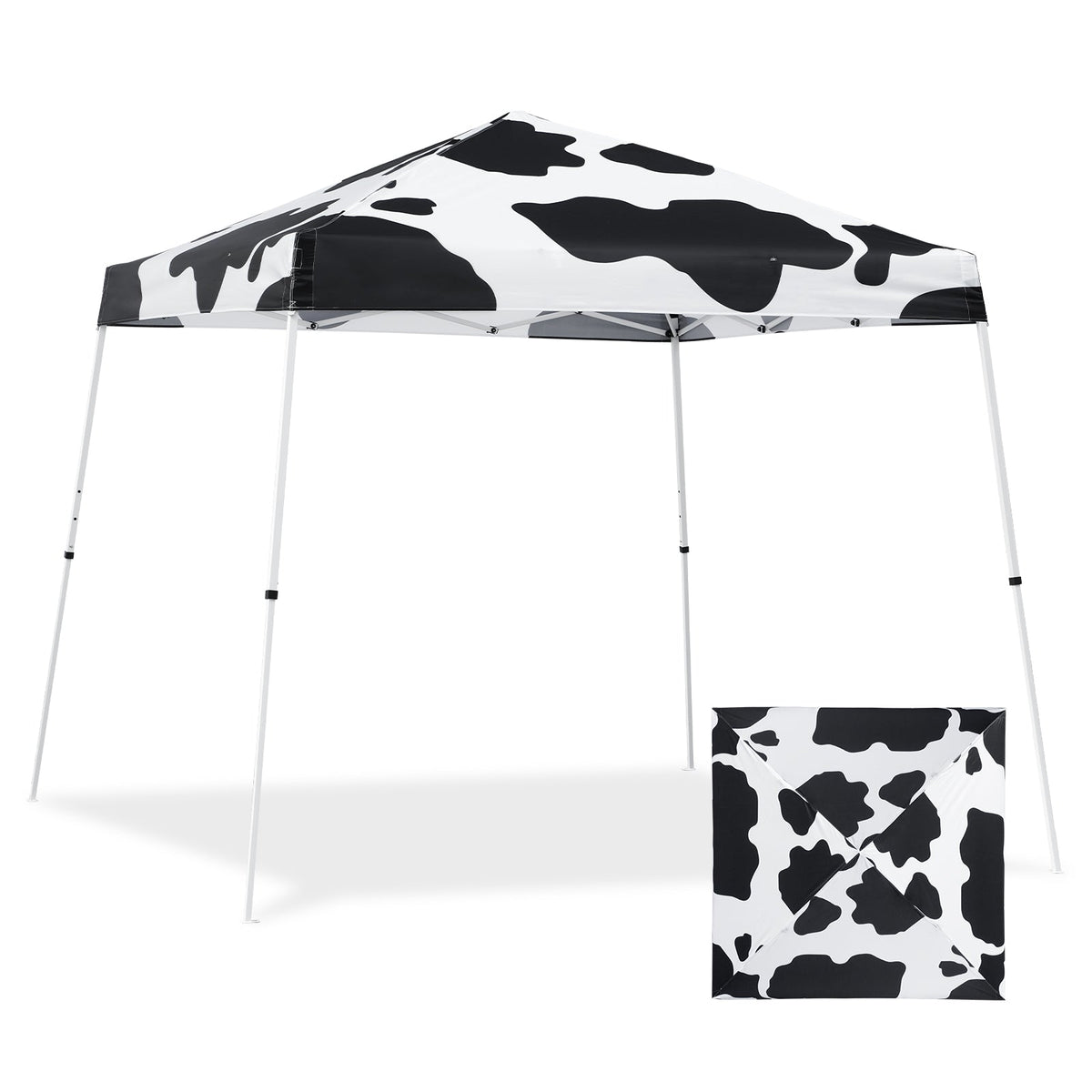 EAGLE PEAK 10’ x 10' Straight Leg Pop Up Canopy with 100 sqft of Shade ...