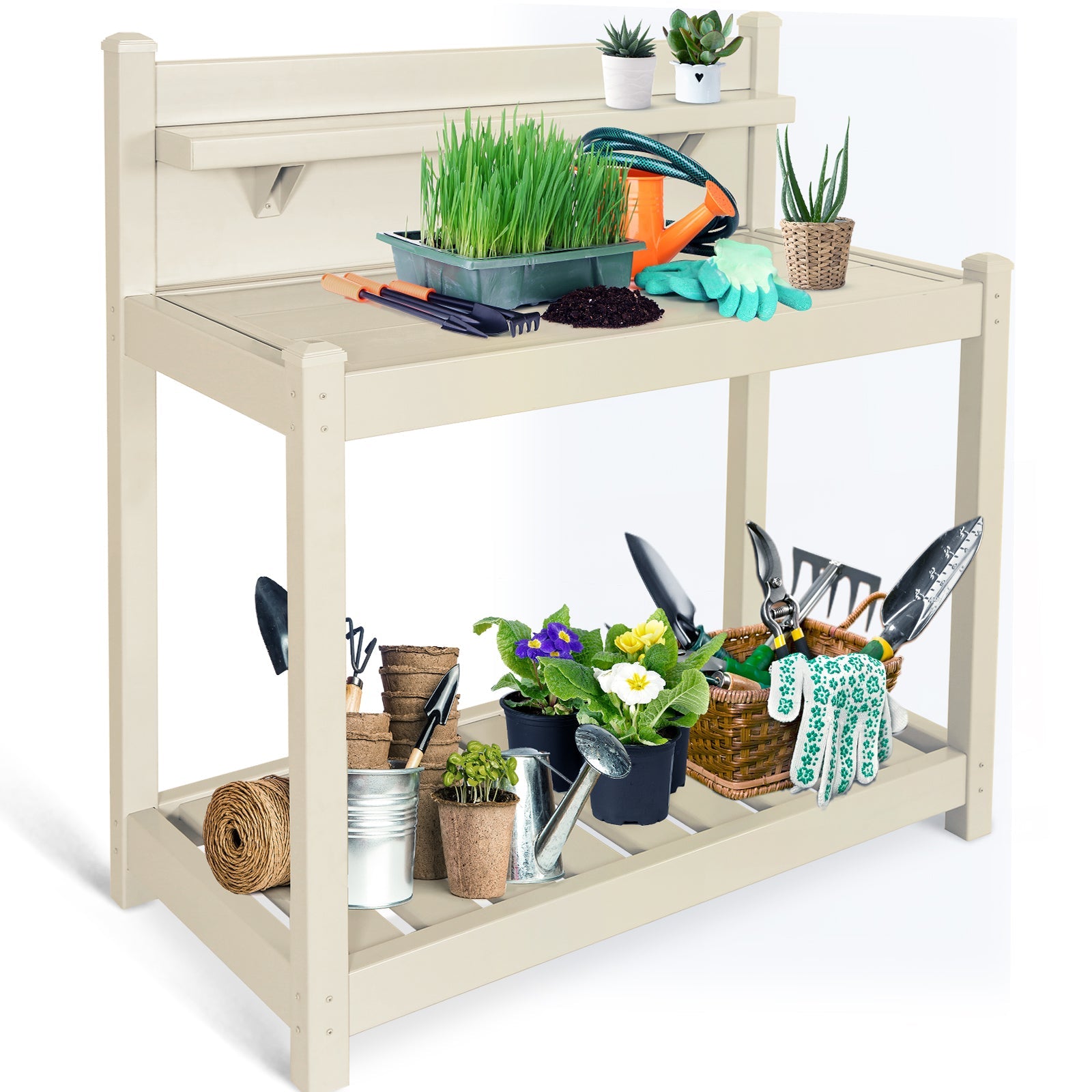 Vinyl Waterproof Garden Potting Bench 40x 21.6x43.9 Eagle Peak Custom Canopy Tent