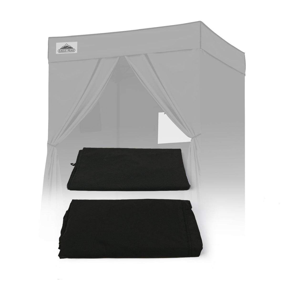 Replacement Canopy Top and Four Walls for 5x5 Pop Up Flat Top Changing ...