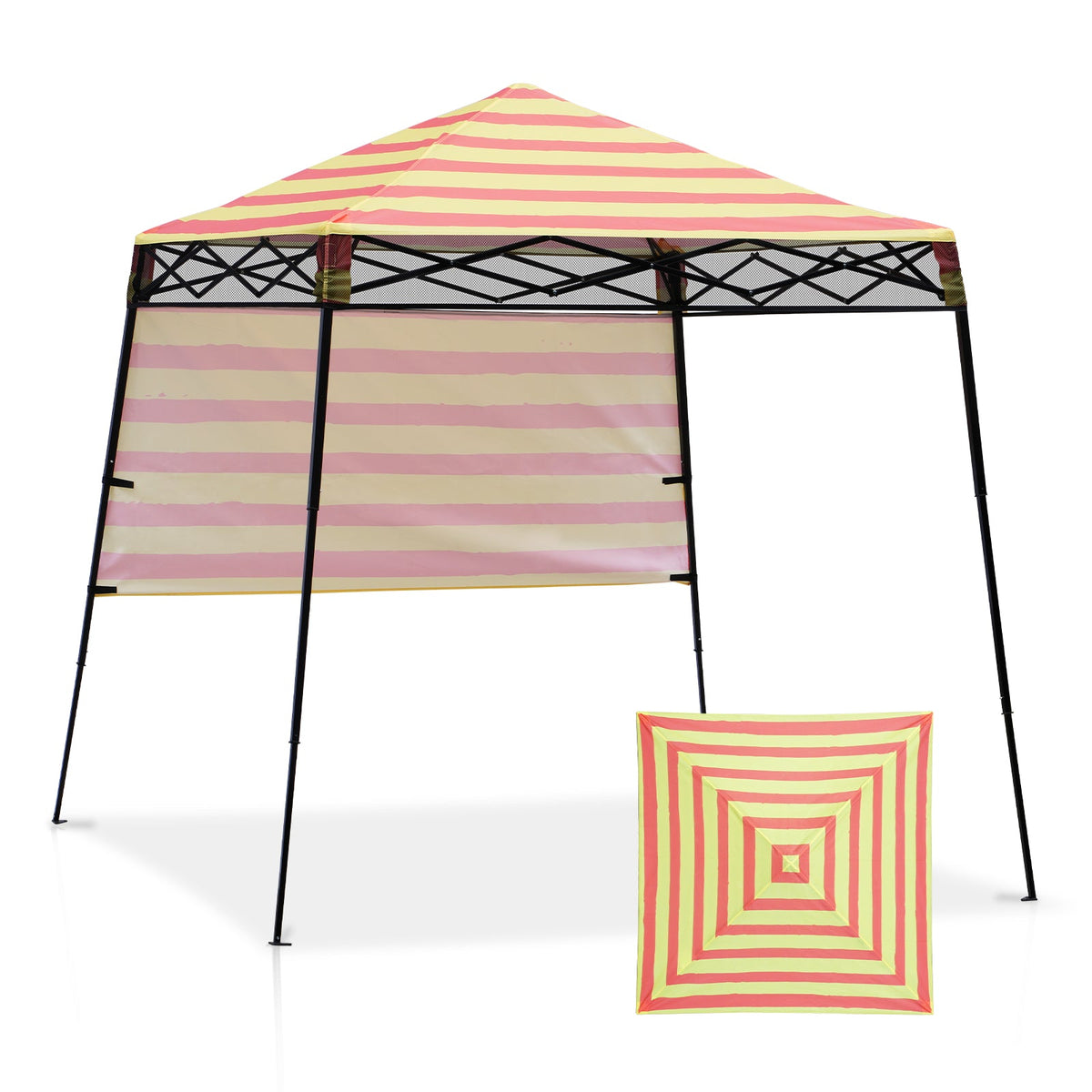 EAGLE PEAK 10''x 10'' Straight Leg Pop Up Canopy with 100 sqft of Shade ...