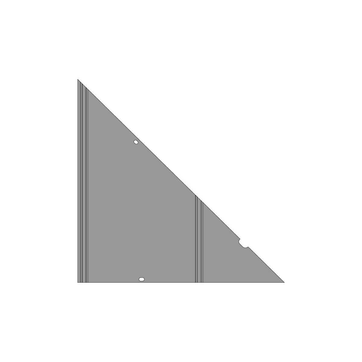 WGD168-Part Q7 Right Small Metal Panel of Big Roof – Eagle Peak Custom ...